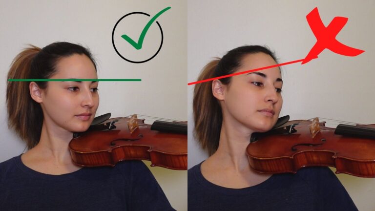 How to Hold the Violin to Relieve Neck Pain - Kiyoe Matsuura Violin